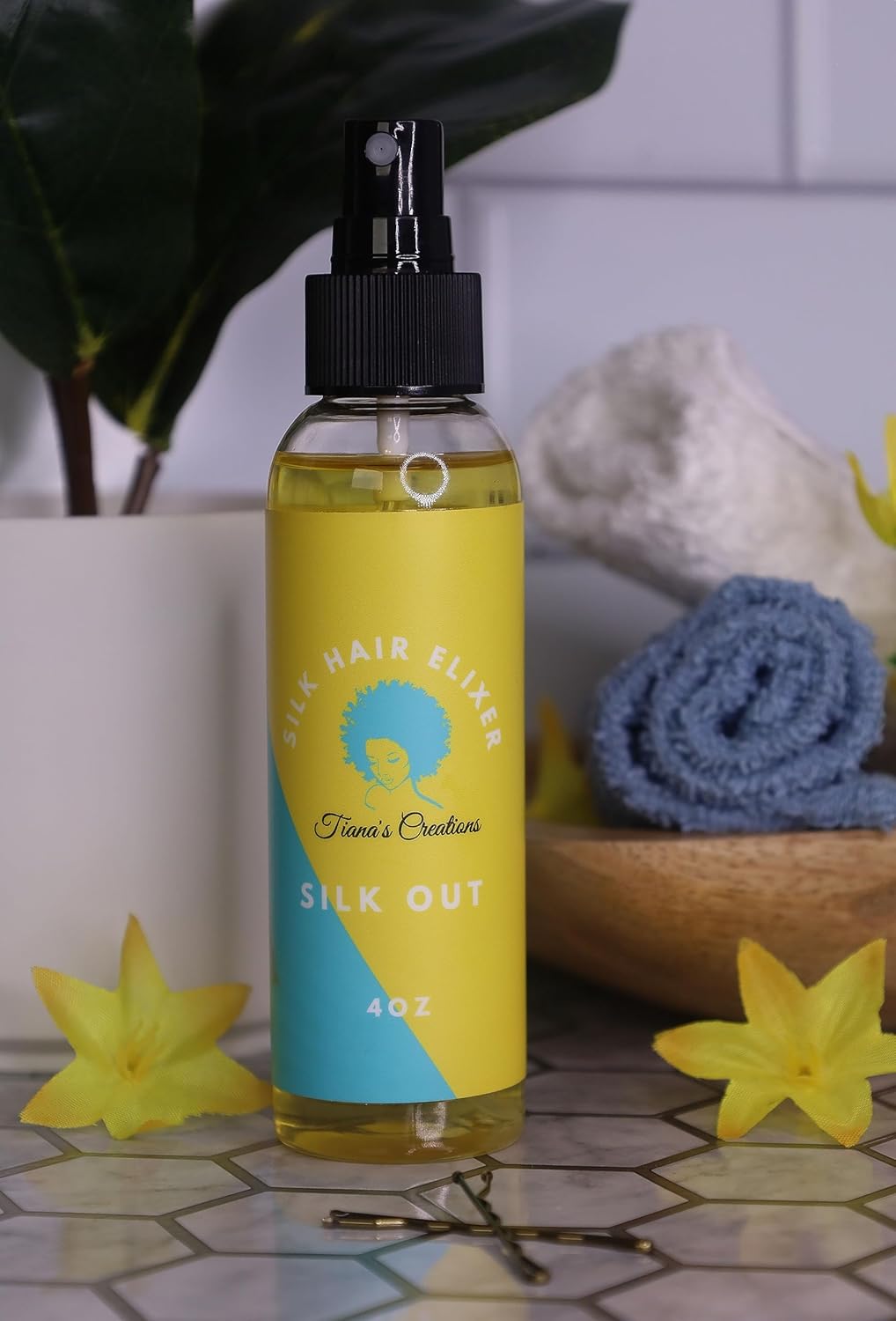 Amazon.com: TIANA'S CREATIONS Silk Elixir with Grapeseed & Sunflower ...