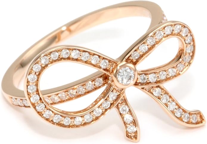 Amazon.com: Ivanka Trump "Bow" Ring with Diamonds and 1 /2 Diamond ...