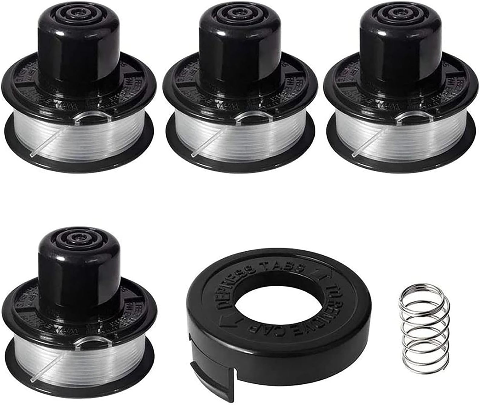 Amazon.com : Trimmer Spools for Black and Decker RS-136 Weed Eater ...