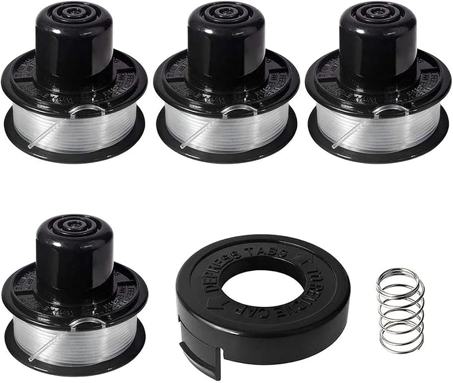 THTEN Weed Eater Spools Compatible with Black and Decker RS-136 ST4500 ...