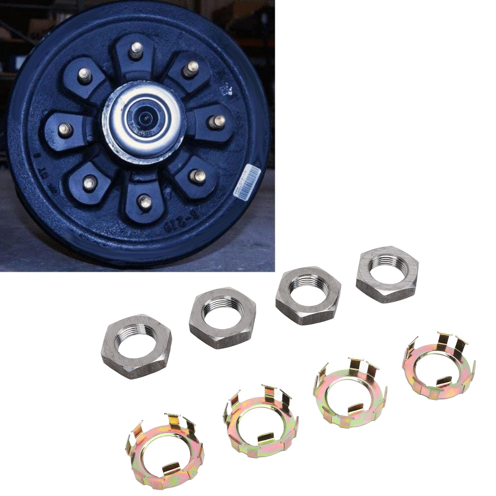 Dexter Axle Nut Retainer 4Pcs Trailer - Metal Replacement For EZ Lube ...