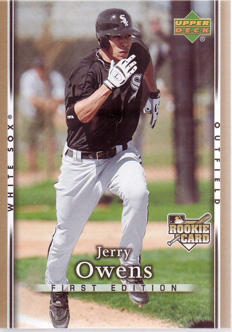 Amazon.com: 2007 Upper Deck First Edition 10 Jerry Owens White Sox (RC ...
