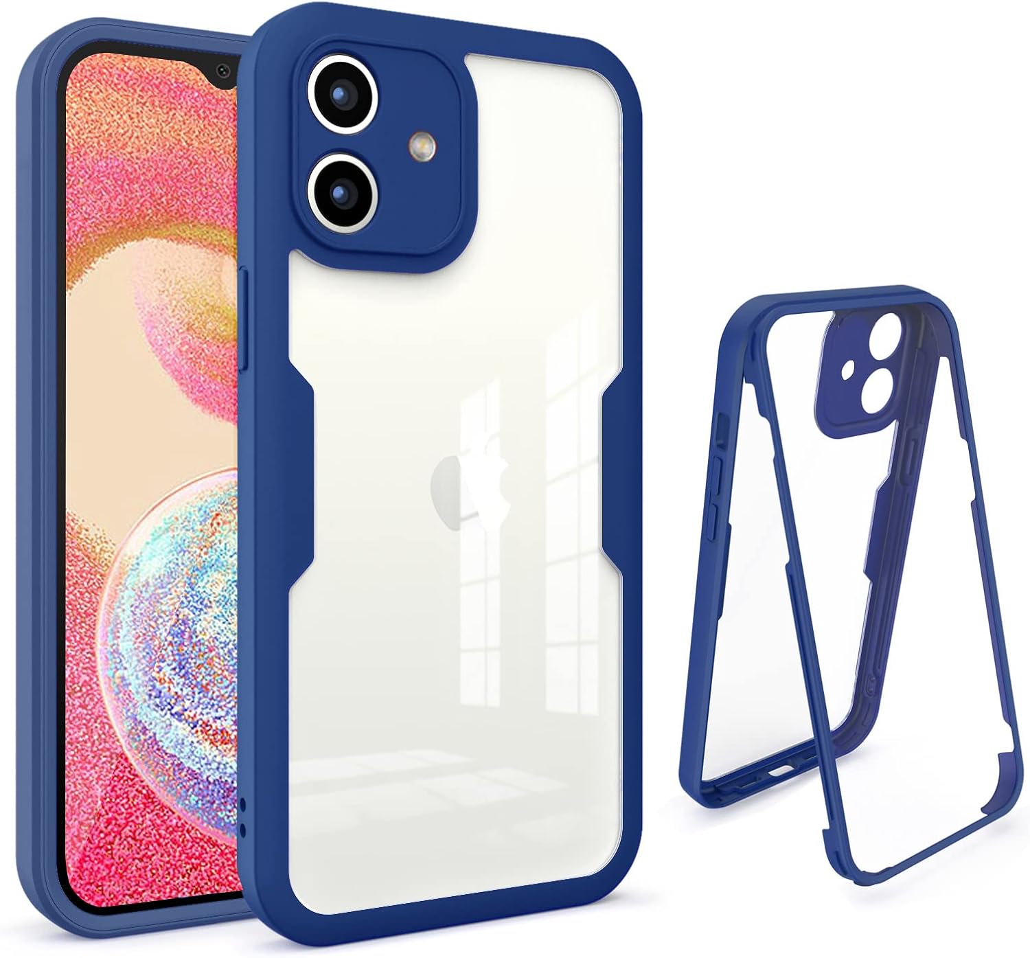 Amazon.com: Tncavo Clear Case for Samsung Galaxy A04e Built-in Screen ...