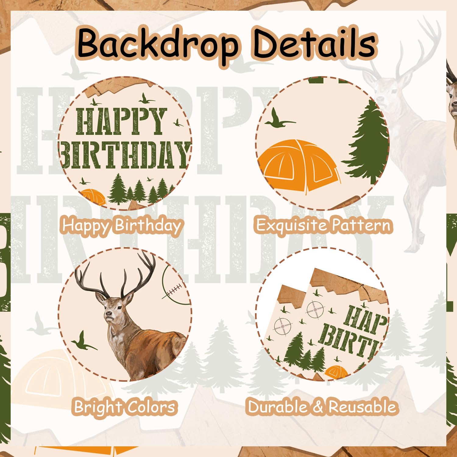 Hunting Party Ideas For Adults Amazon.com: 66Pcs Deer Hunting Theme