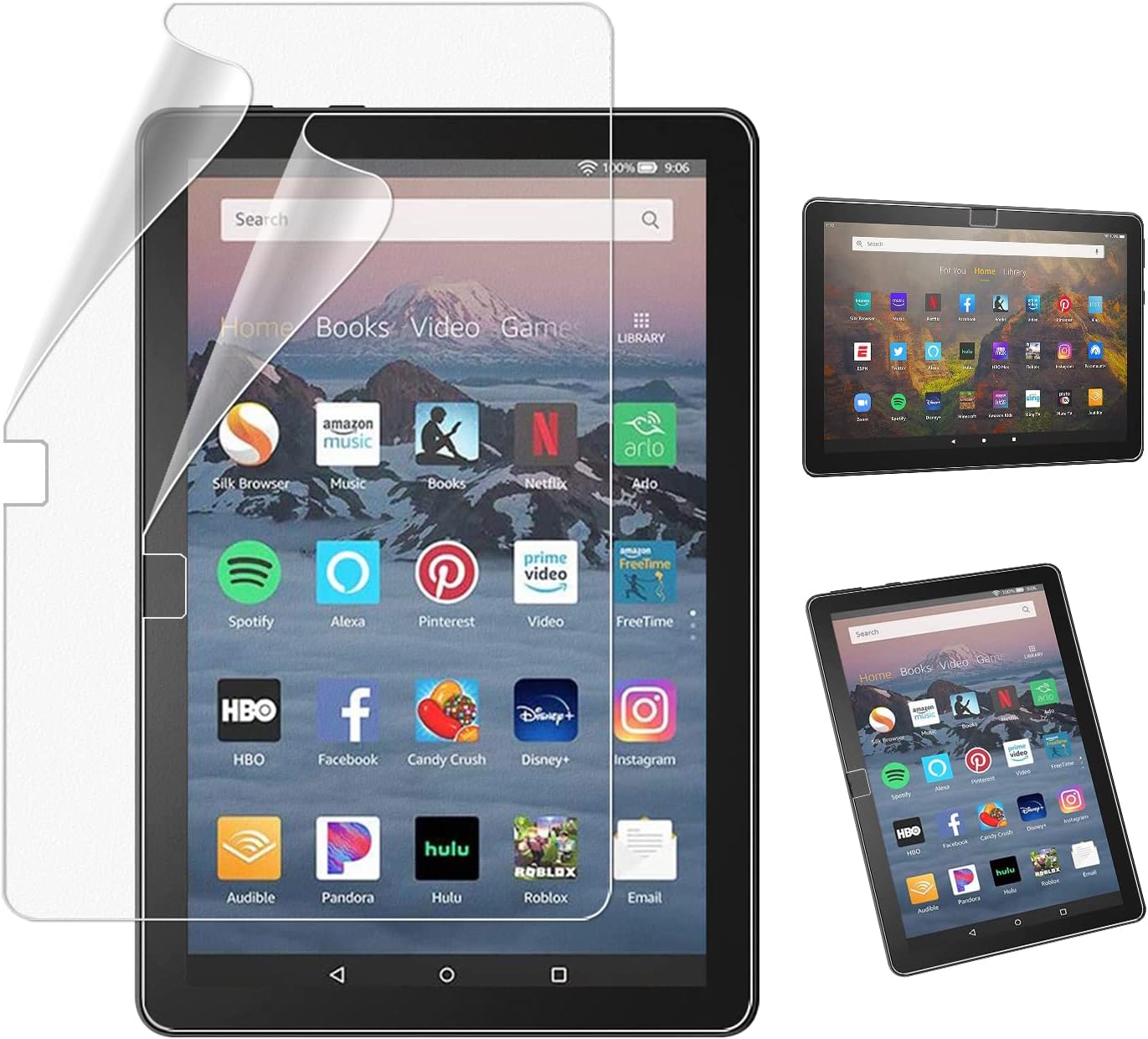 Amazon.com: [2 Pack] Anti Glare Screen Protector for All-New Fire HD 10 ...