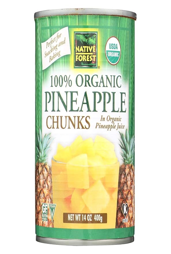 Amazon.com : Native Forest Pineapple Chunks, Organic, 14 Oz : Fresh ...