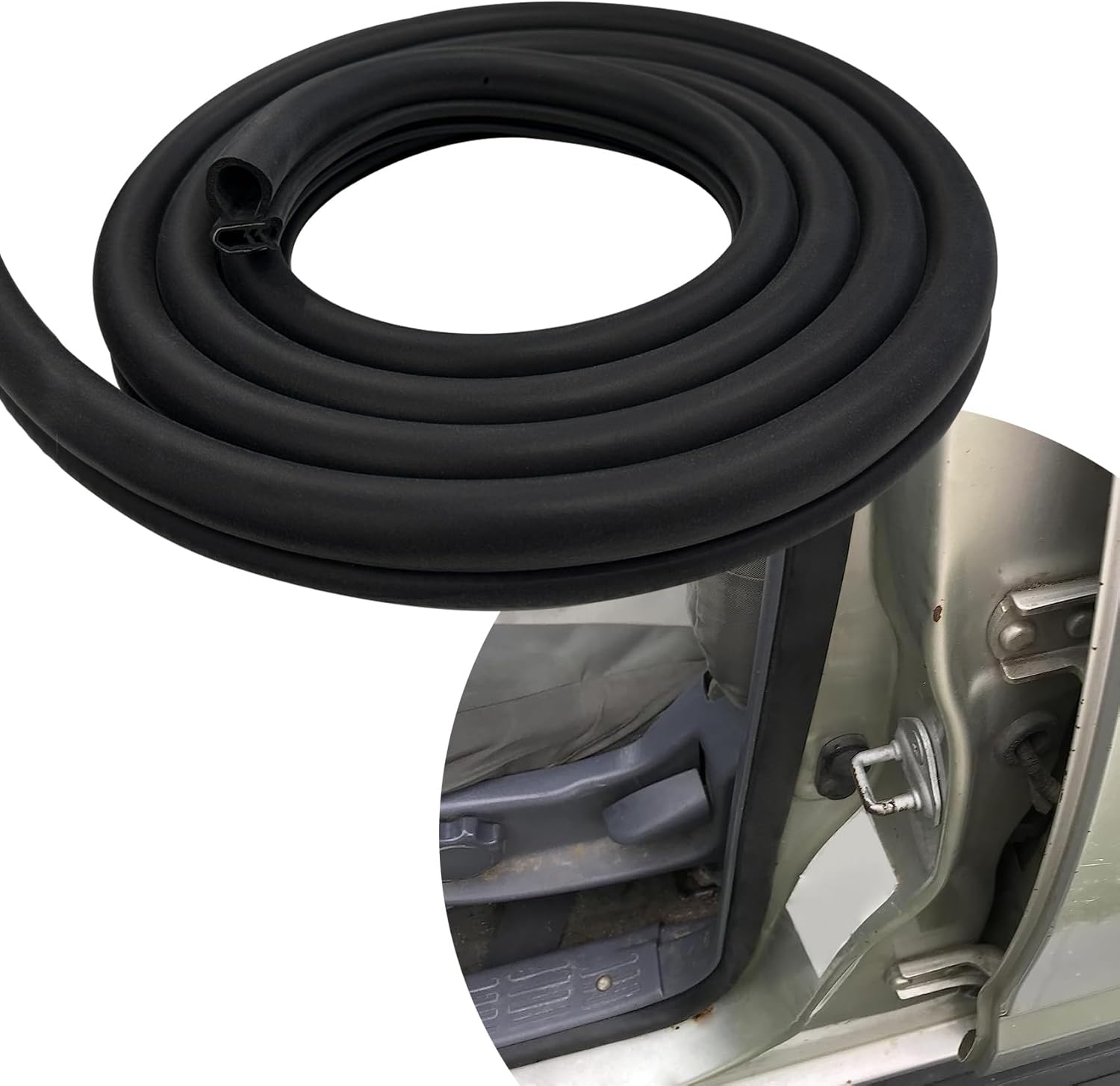 Mearo Automotive Door Weather Stripping, Car Door Rubber Seal Strip ...