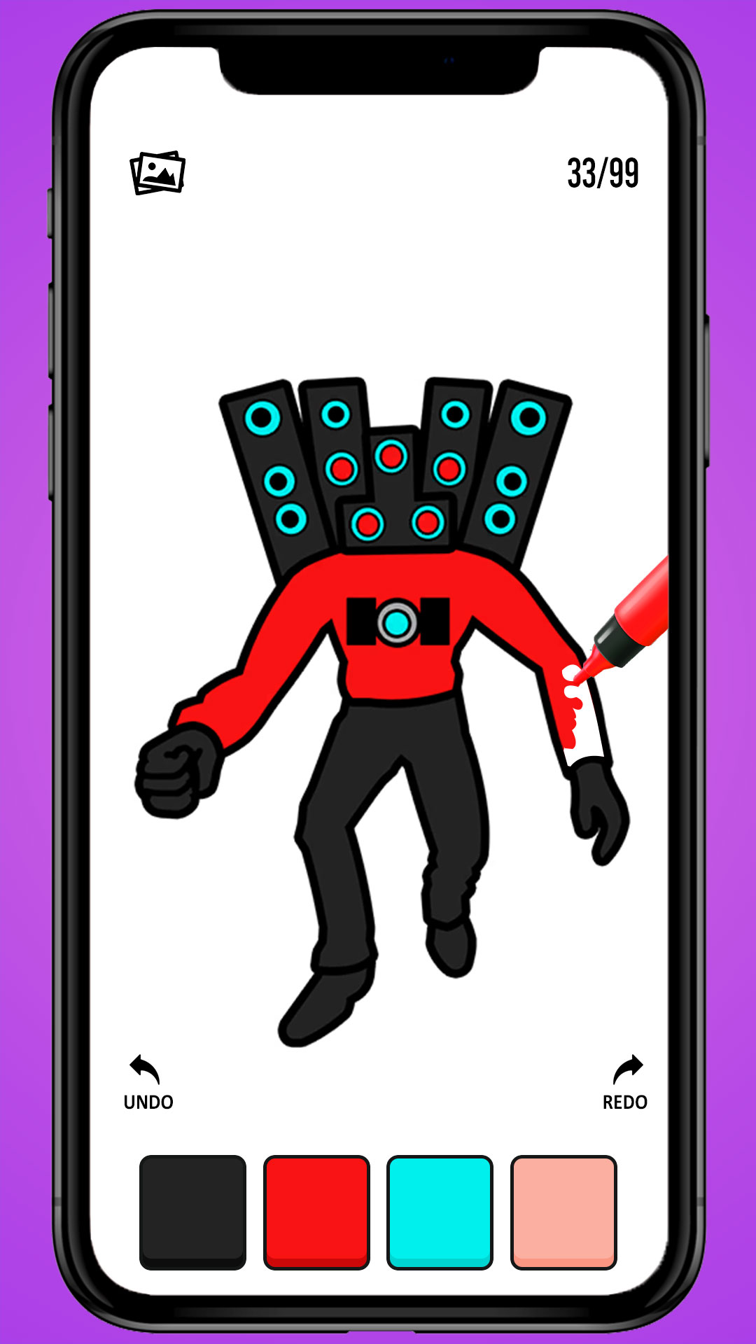 Skiibidi Color ASMR Paint! Toilet Monster Coloring Master - Color Page ...