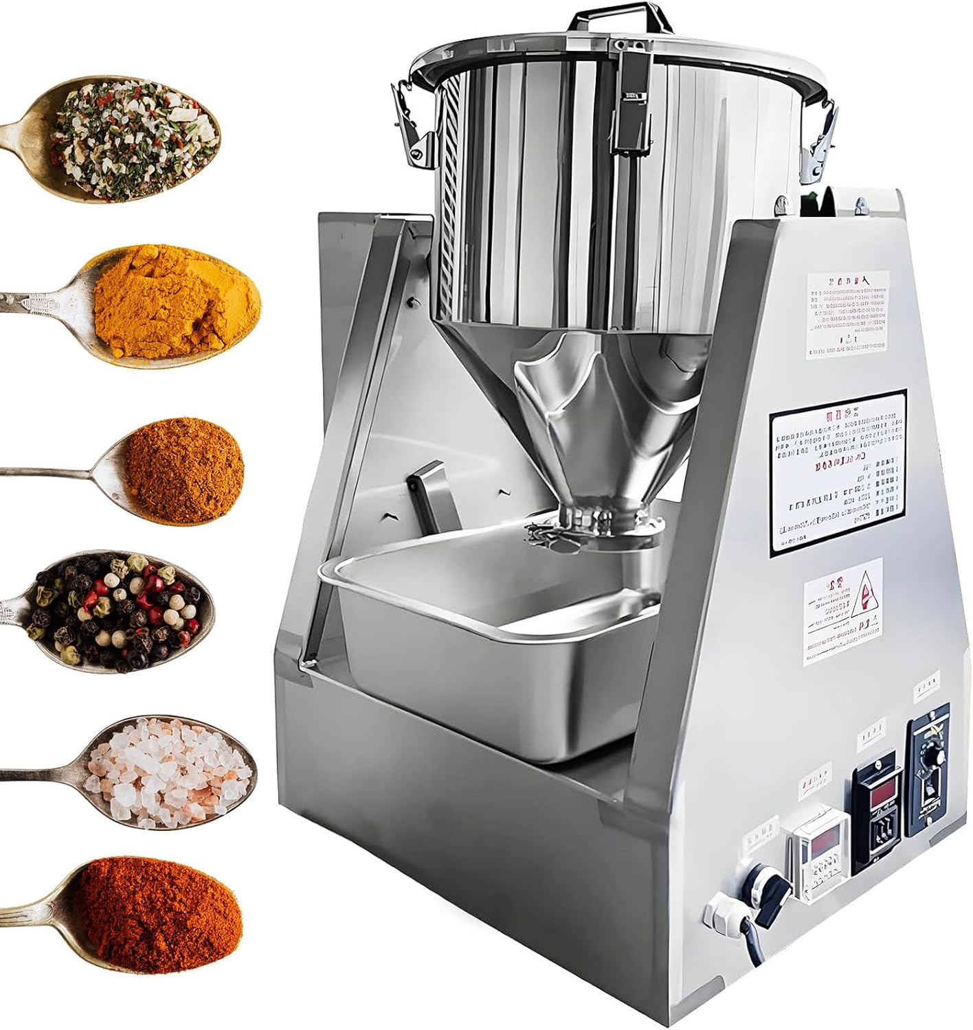 FANGQMM Laboratory Powder Mixer Dry Powder Granule Blender 304 ...