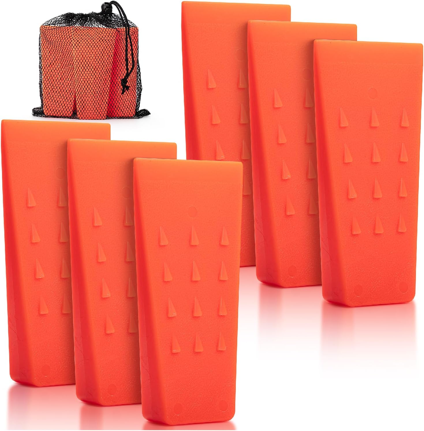Amazon.com: UNCO- Tree Felling Wedges with Spikes, 5.5", 6 pcs, Orange ...