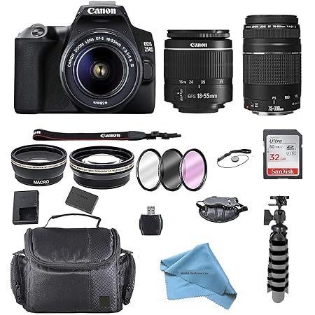 Amazon.com : Canon EOS Rebel SL3 DSLR Camera Bundle with Canon EF-S 18 ...