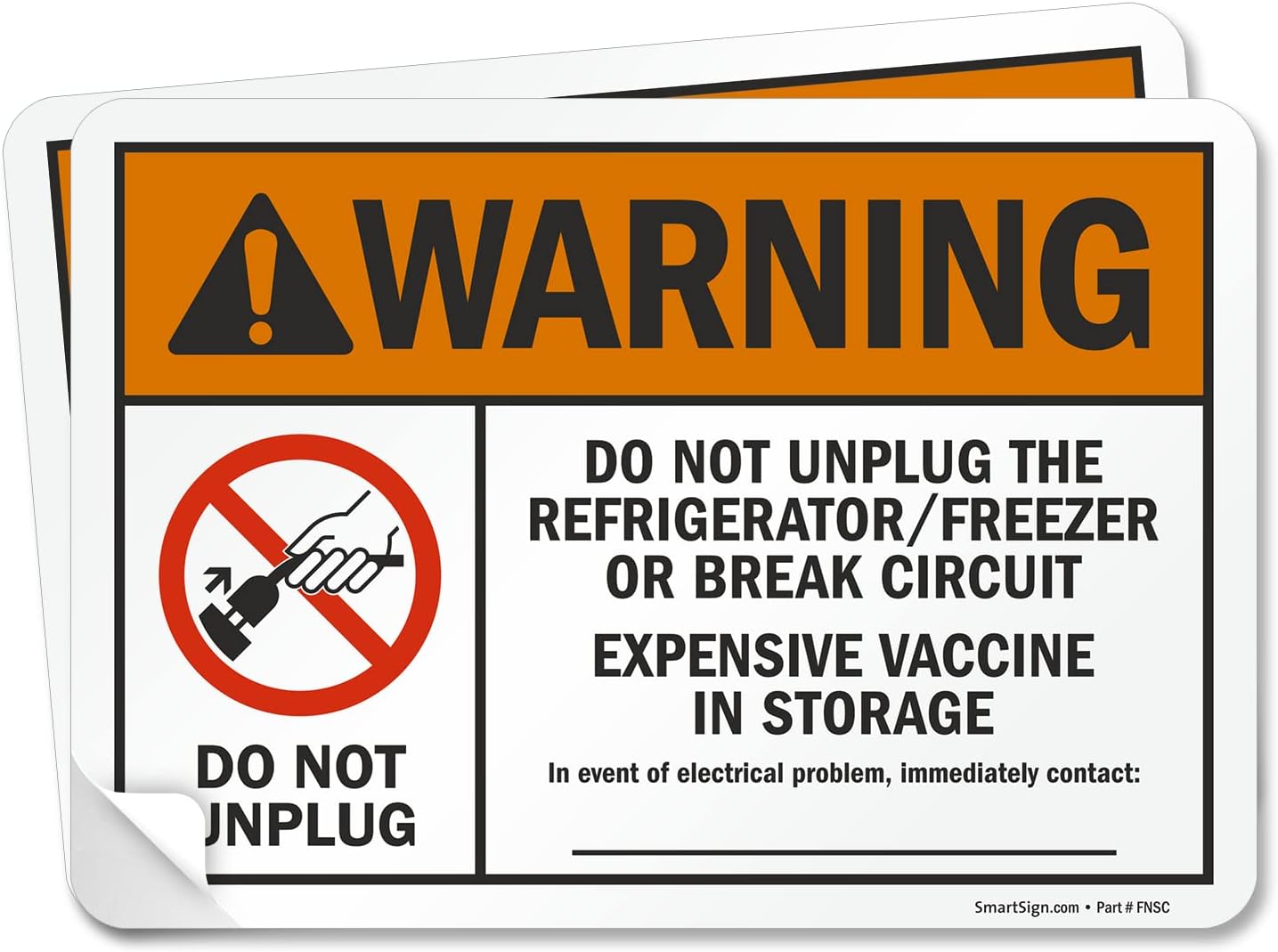 Amazon.com : Do Not Unplug Sign Stickers,5 Inch Round Shape Do Not Turn ...
