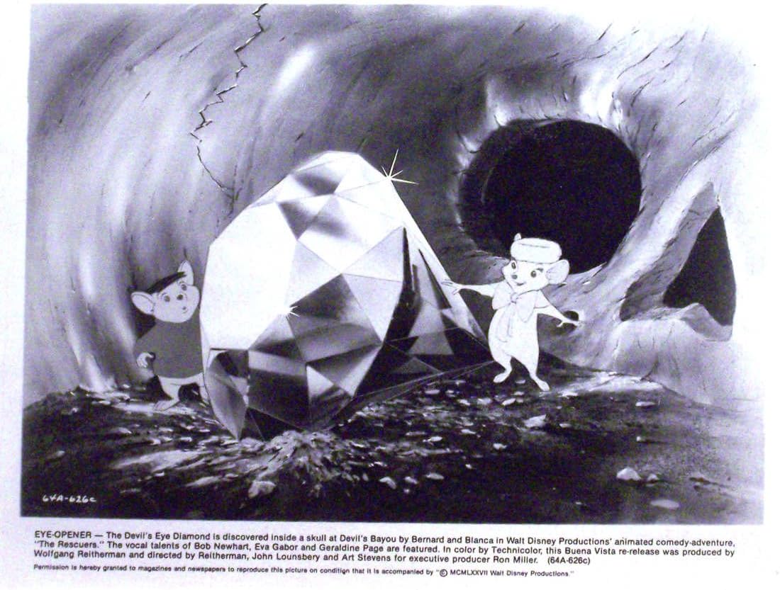 Amazon.com: "The Rescuers" Lobby Card Publicity Still with Bernard ...