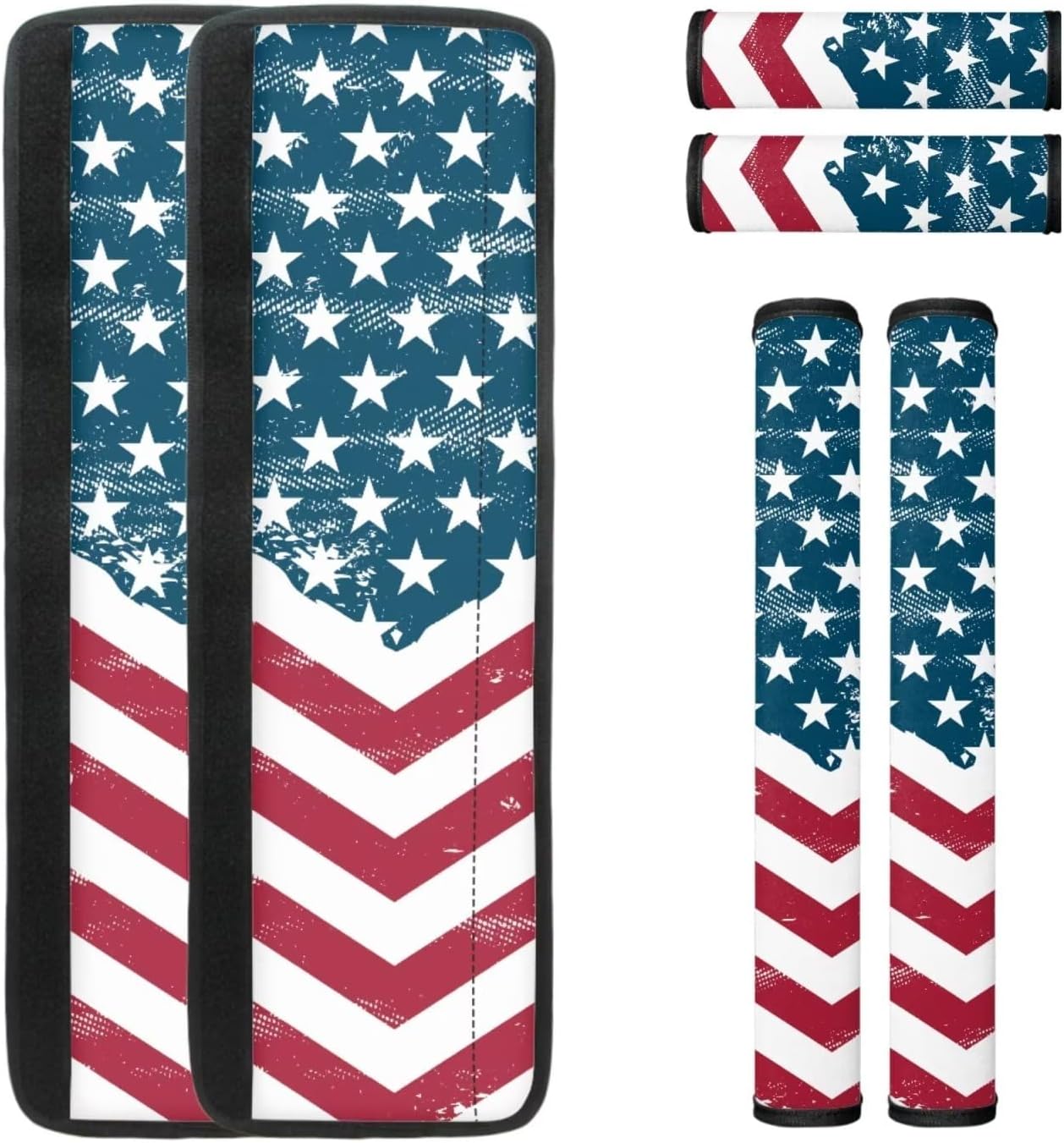 Amazon.com: OZELANSAY Patriotic American Flag Art Refrigerator Handle ...
