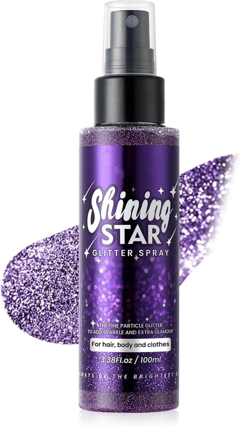 Amazon.com : MAEPEOR Body Glitter Spray Long Lasting Shiny Glitter ...