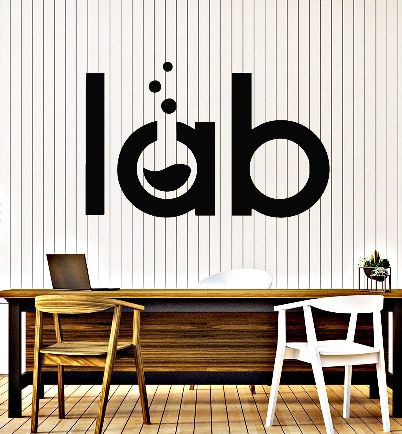 Amazon.com: Vinyl Wall Decal Laboratory Lab Science Office Classroom ...