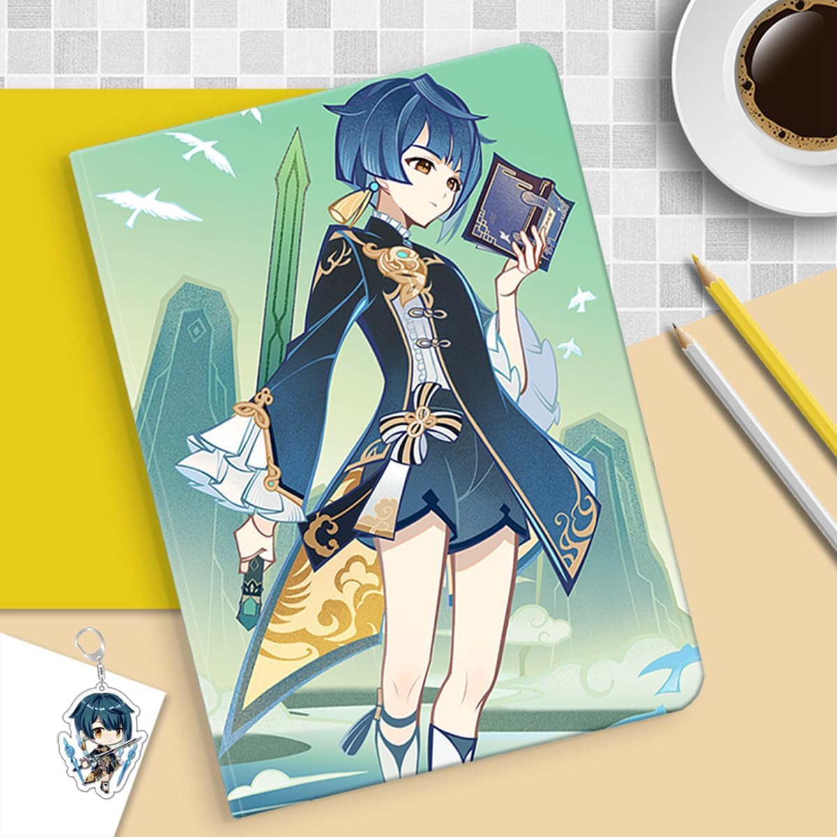 Amazon.com: SodaMeow Anime Tablet Case Compatible with iPad 7/8/9/10 ...