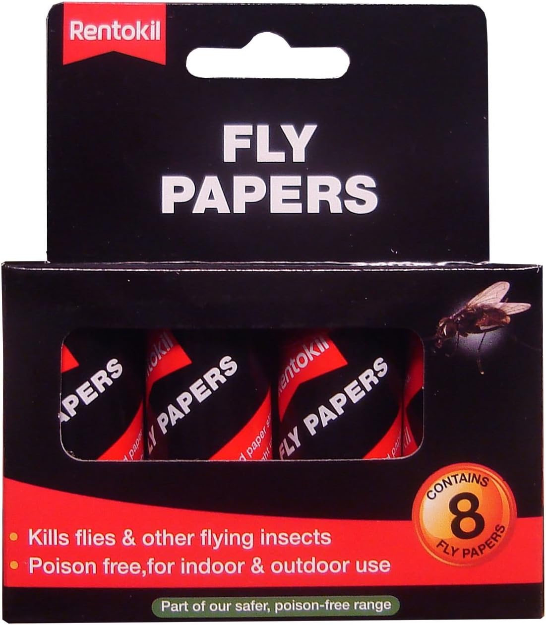 Zero In Ultra Power XL Sticky Fly Roll - 10m Poison-Free Sticky Fly ...