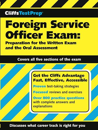 CliffsTestPrep Foreign Service Officer Exam: Preparation for the ...