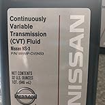 Amazon.com: Nissan Genuine OEM CVT-3 Transmission Fluid 999MP-NS300P (5 ...