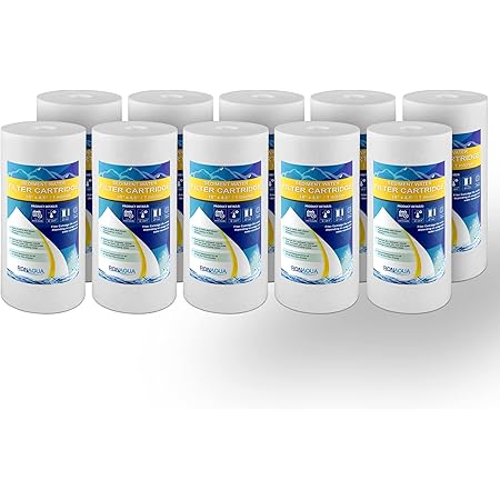 Amazon.com: Ronaqua Big Sediment Replacement Water Filters 1 Micron 4.5 ...