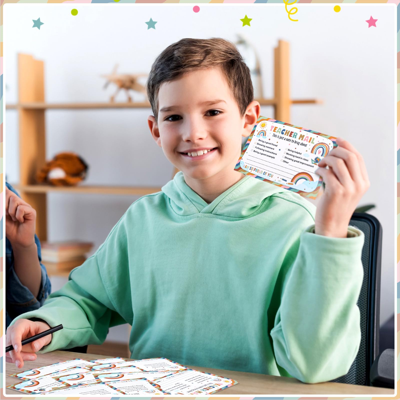 Snapklik.com : Pasimy 200 Pcs Teacher Mail Cards For Students Positive ...