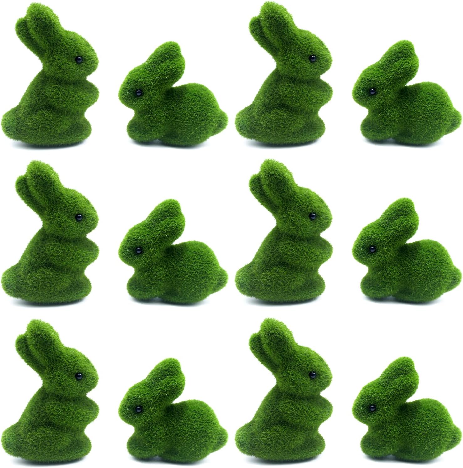 Amazon.com: YGbridge Moss Easter Bunny Home Decor, 12 Pcs Artificial ...