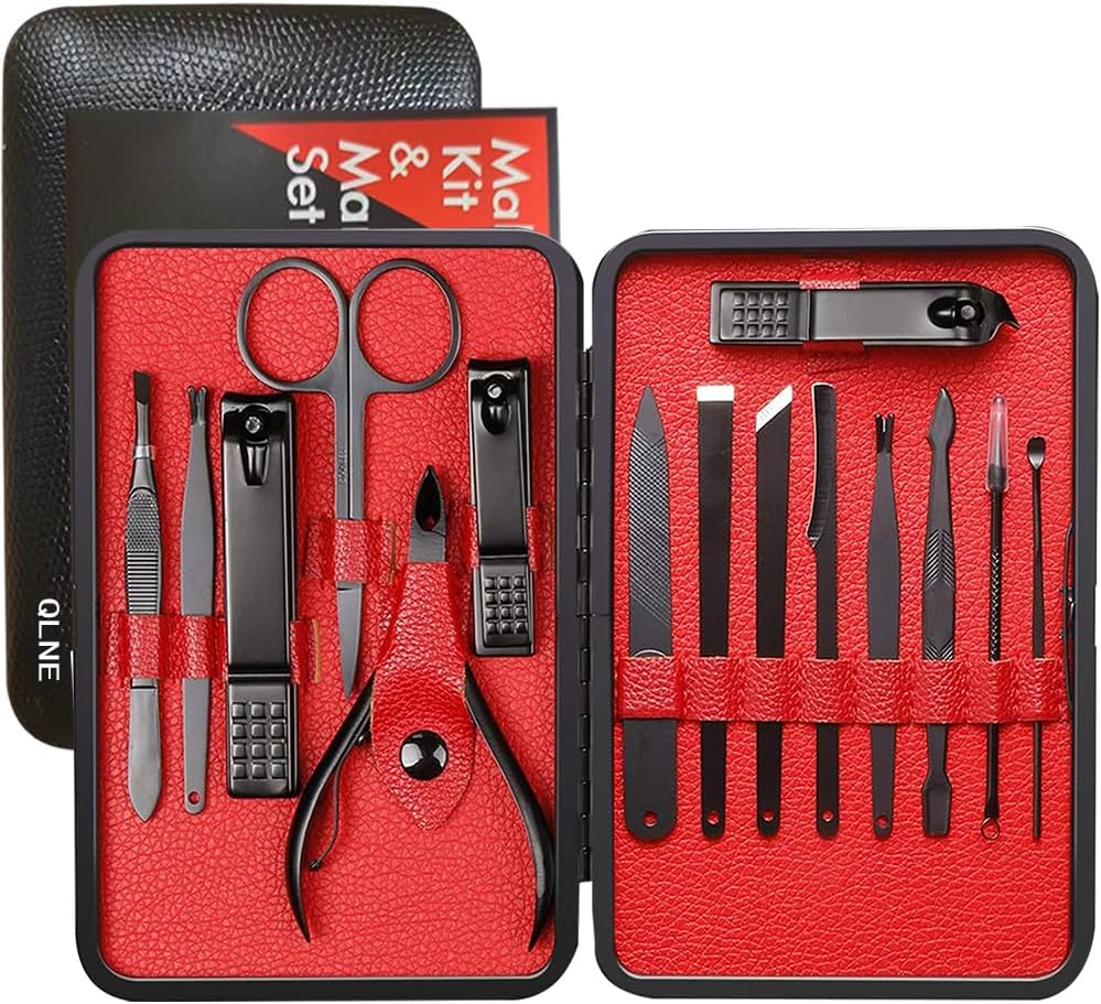 Amazon.com : Manicure Set Men, Manicure Set Professional 18 Pcs Mens ...
