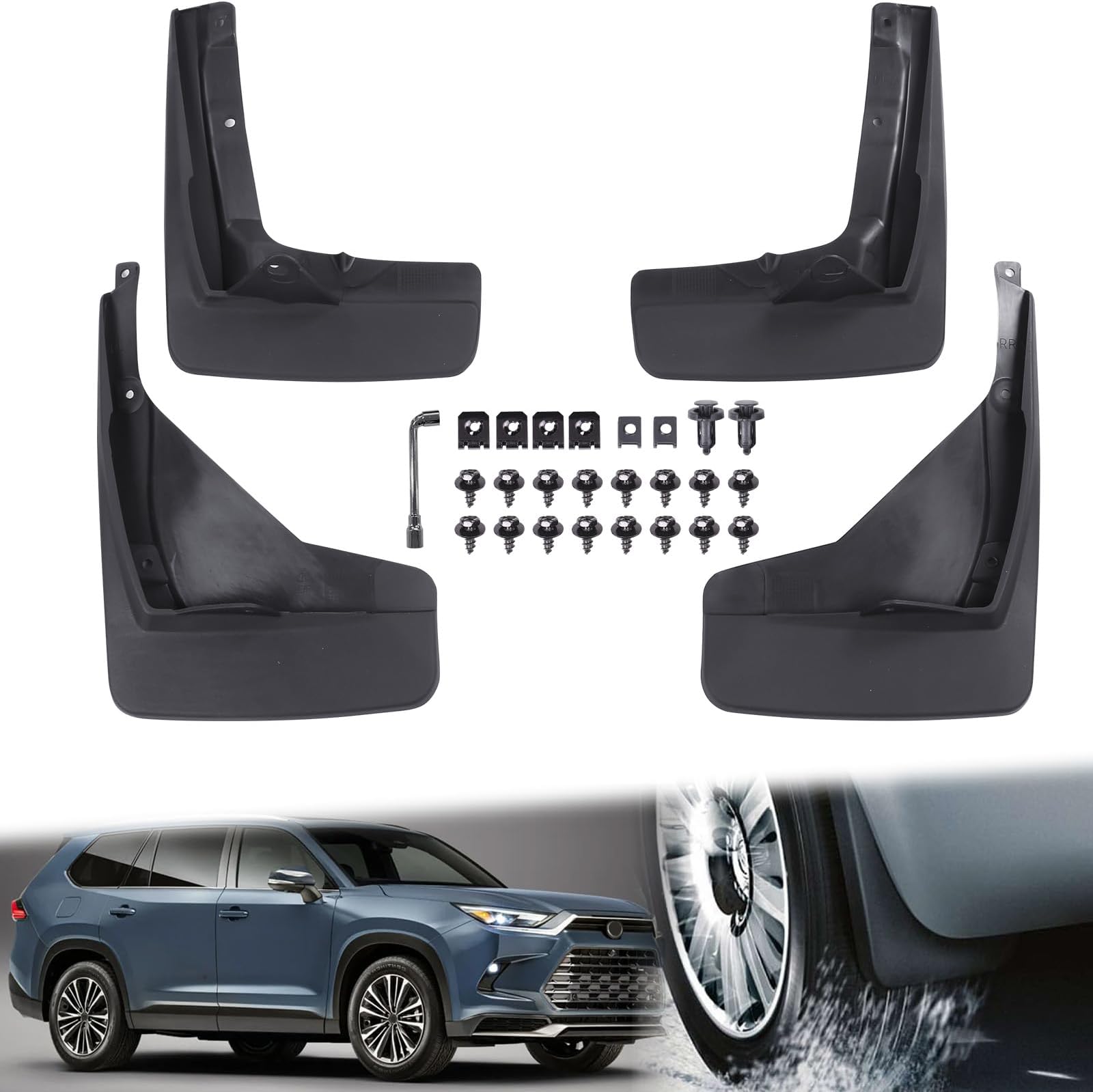 Amazon.com: Maxzina Mud Flaps Compatible with 2024 2025 Toyota Grand ...
