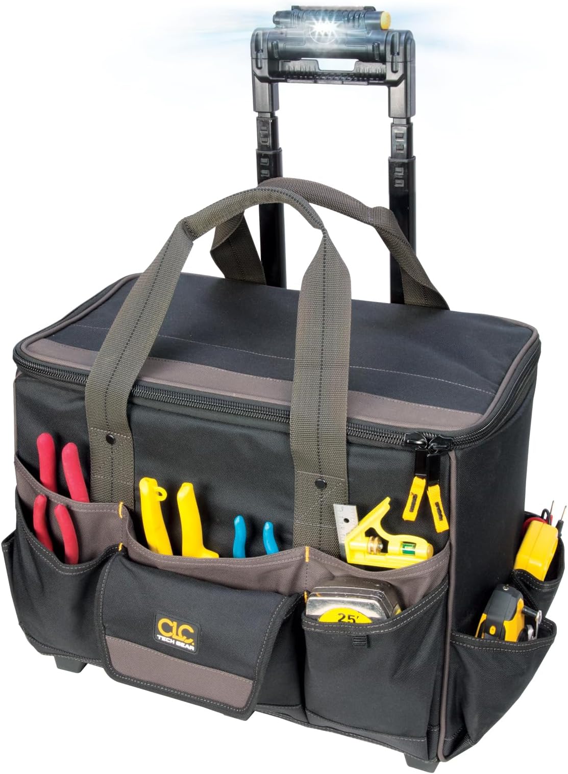Ironton 22in. Tool Bag with Wheels - 22in.L x 12in.W x 14in.H - Amazon.com