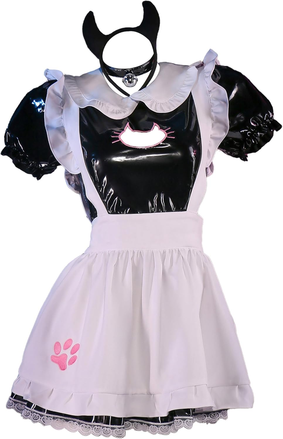 Amazon.co.jp: [Mobbunny] レディース 美女 コスチューム コスプレ アニメ ゲーム キャト 猫 メイド 制服 ドレス ...