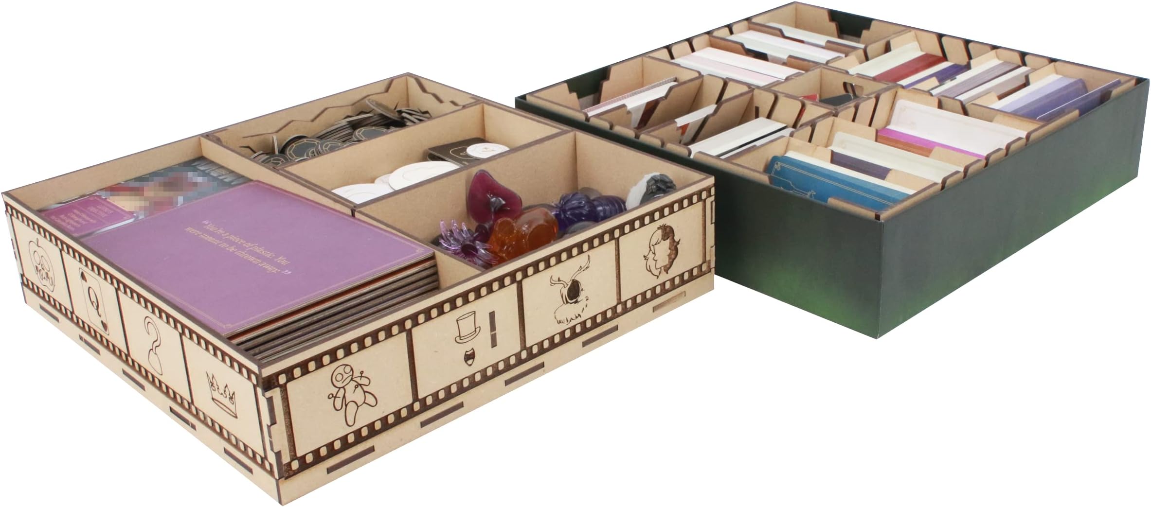 Amazon.com: The Broken Token Game Organizer Compatible with Wingspan ...