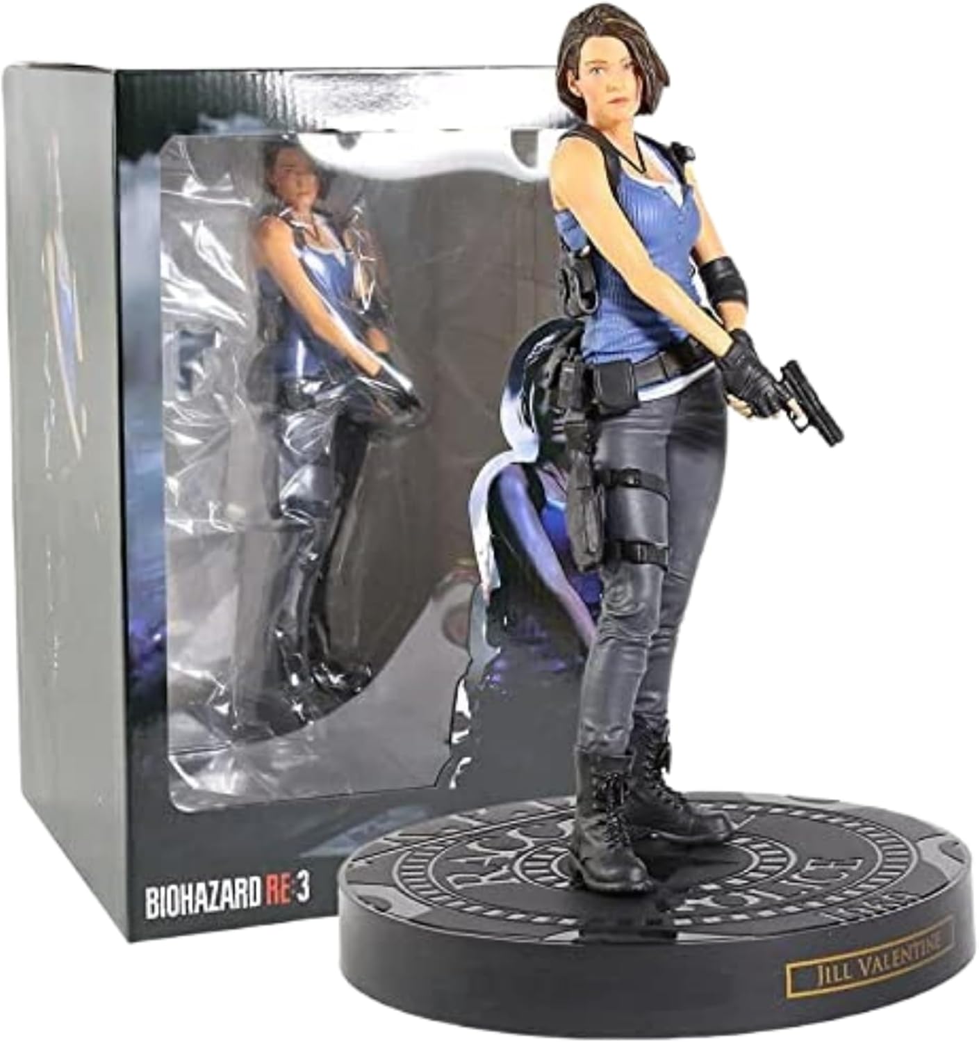 Amazon.com: Qekazciet Action Figures Jill Valentine PVC Movie Character ...