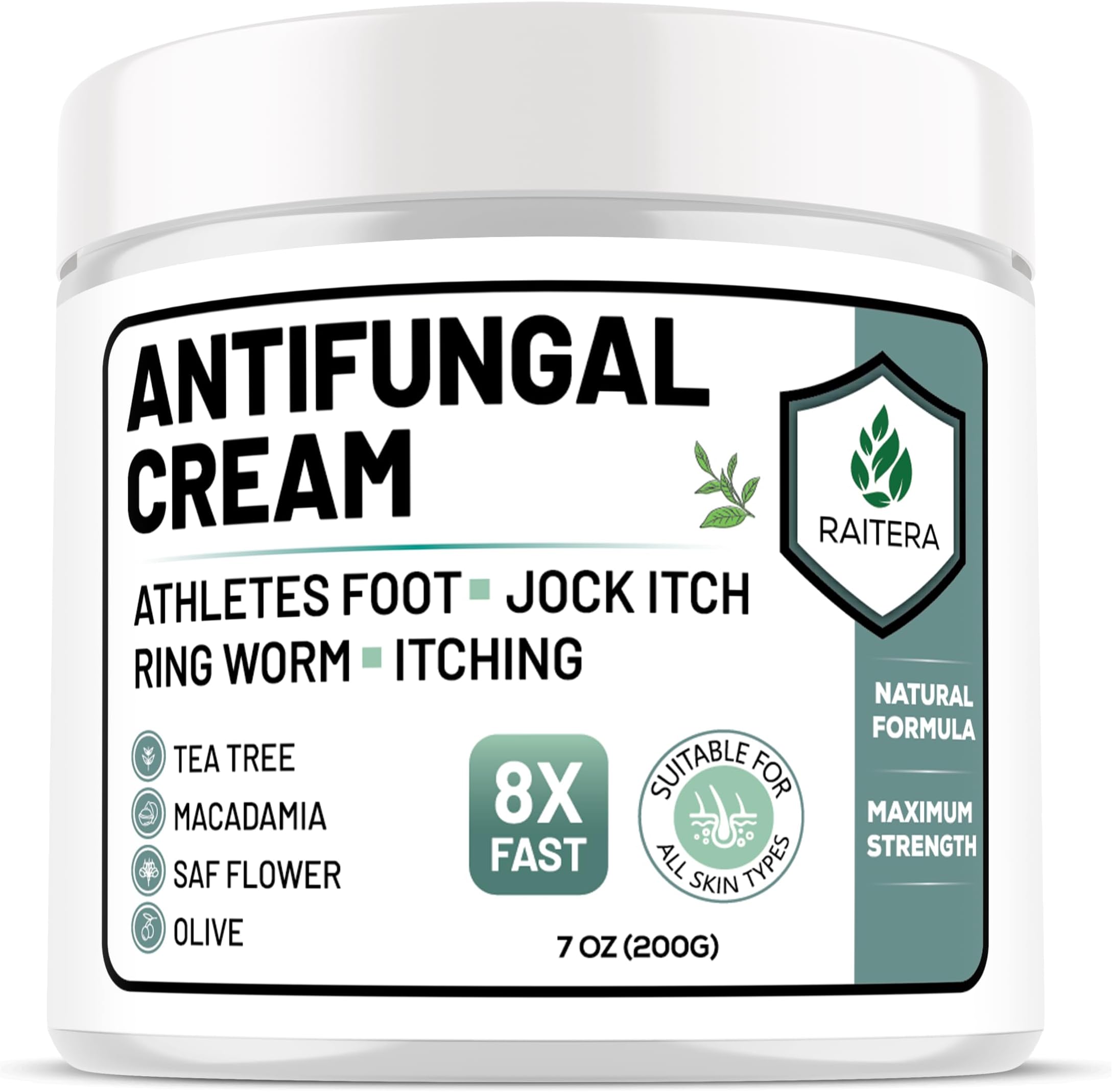 Amazon.com : Recuren Plus Jock Itch Cream: Natural Extra Strength ...