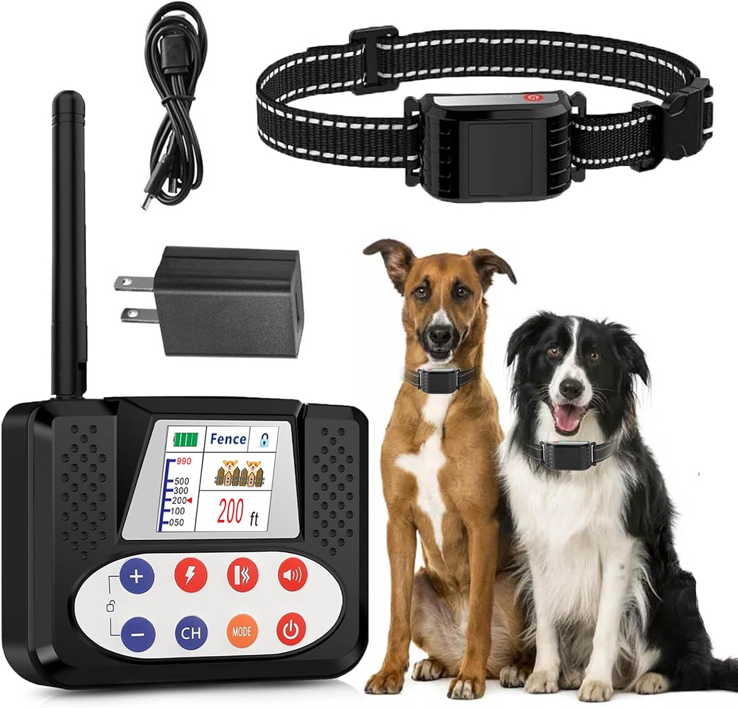 Amazon.com : LUBNYBG 2024 Electric Wireless Dog Fence, Pet Containment ...