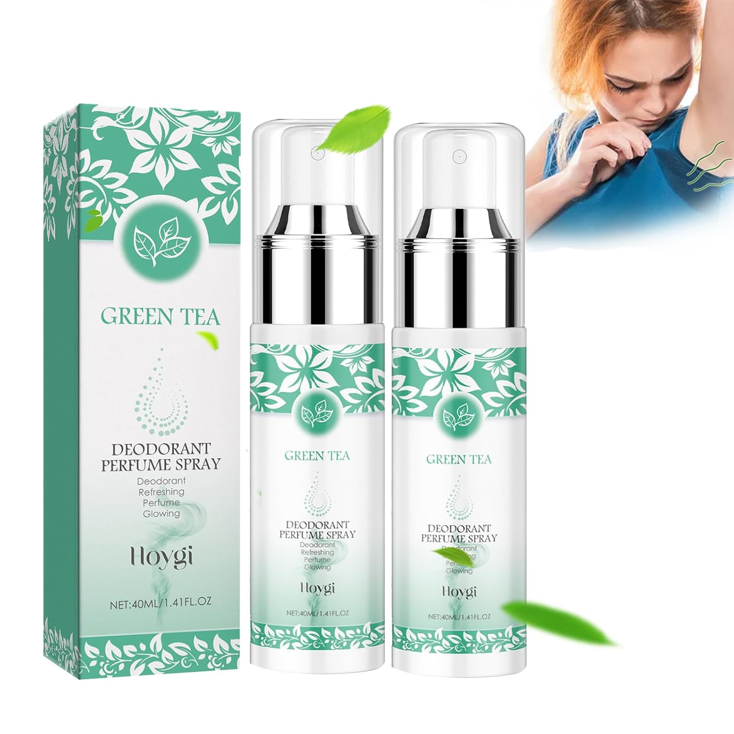 Amazon.com : PuPLuM Green Tea Natural Deodorant Spray for Women,48 Hour ...
