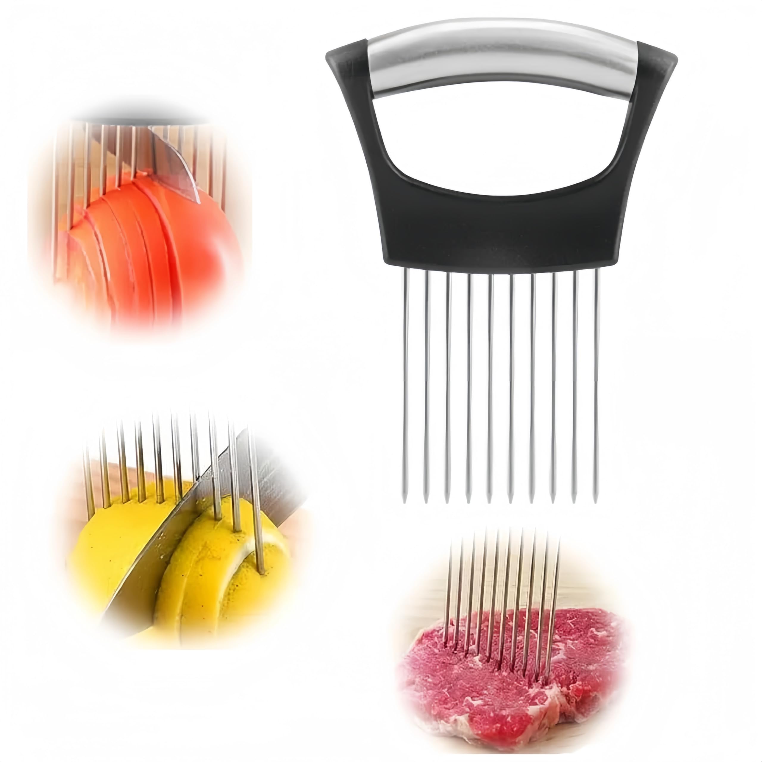Amazon.com: Onion Holder for Slicing, Vegetable Slicer Cutter, Kitchen ...
