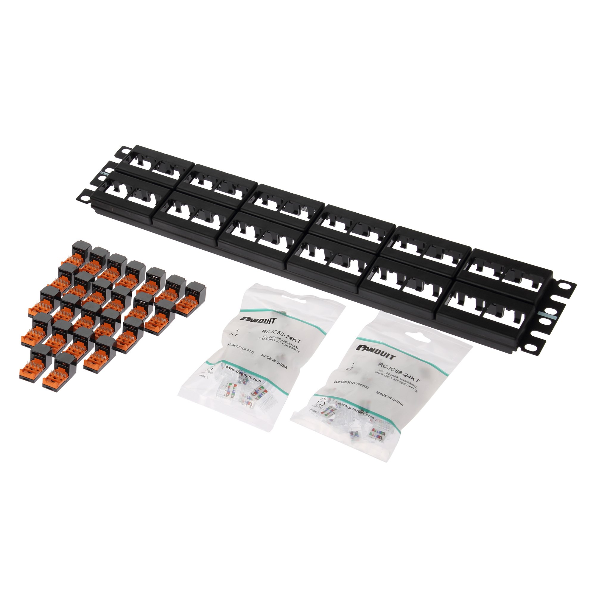 Amazon.co.jp: パンドウイット Cat5eモジュラーパッチパネルキット 48ポート CPPK48BLY : 家電＆カメラ