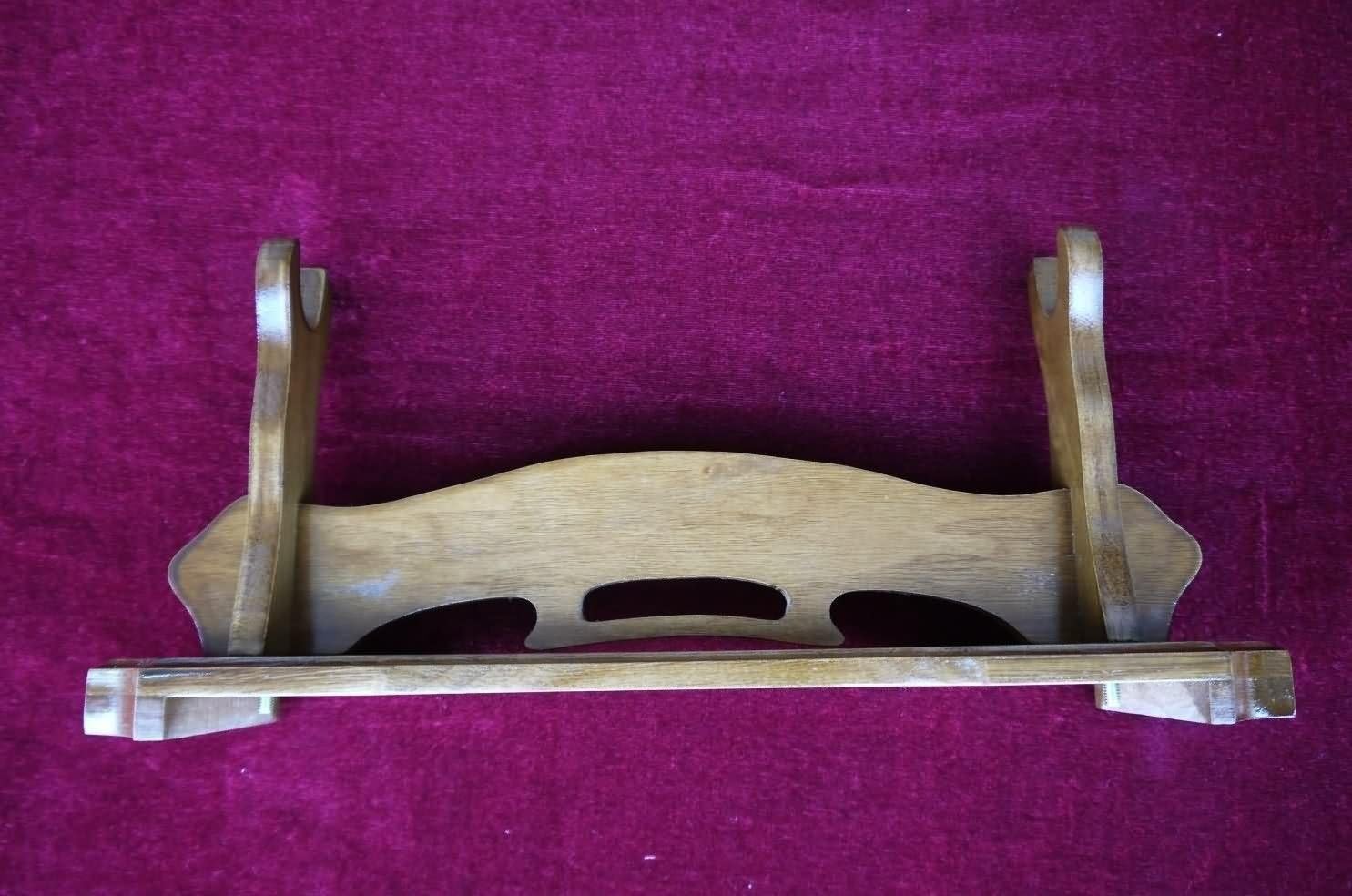 Amazon.com: Chinese Sword Wood Samurai Sword Katana Tanto Stand Holder ...