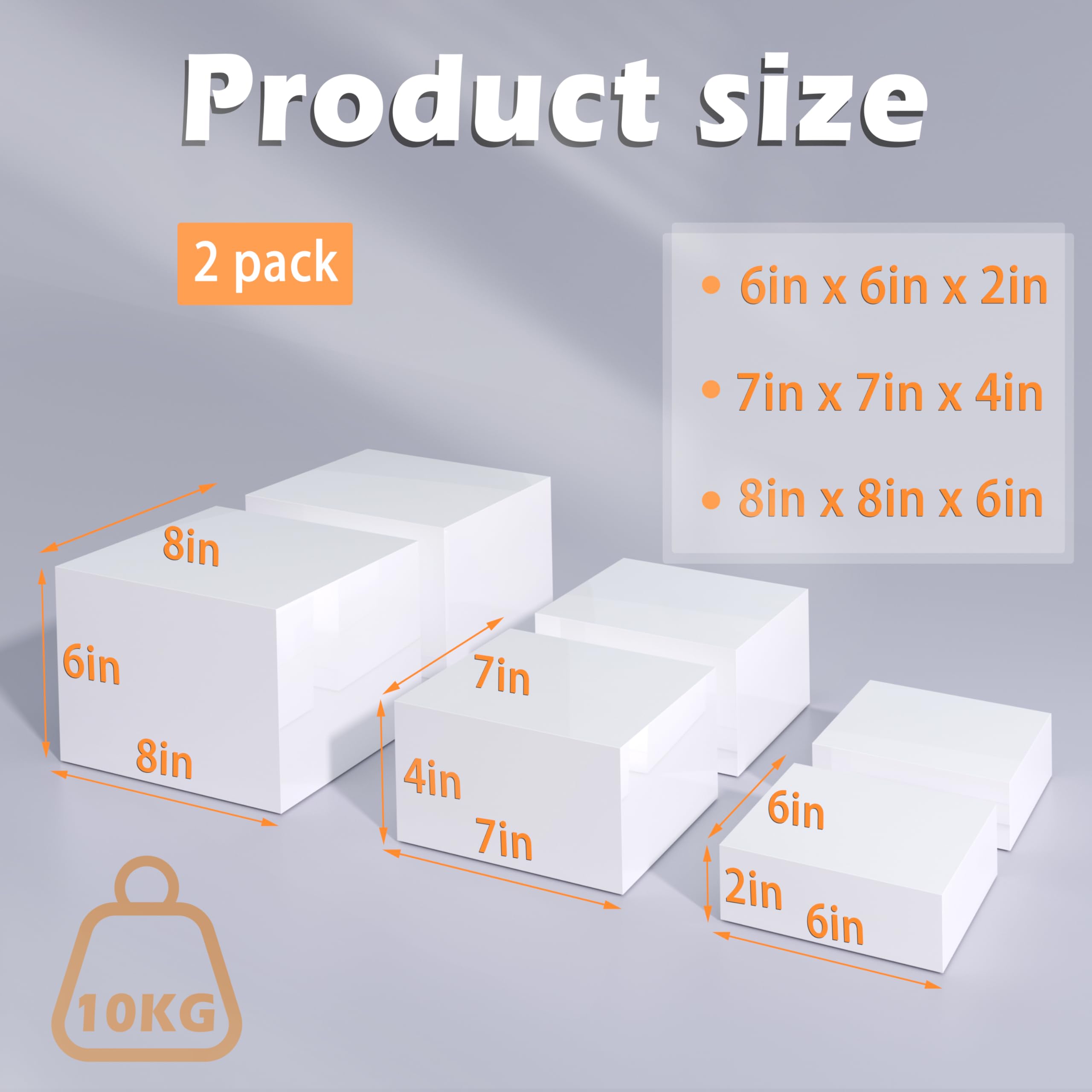 Snapklik.com : PITBVO Buffet Risers, Food Display Risers For Party ...