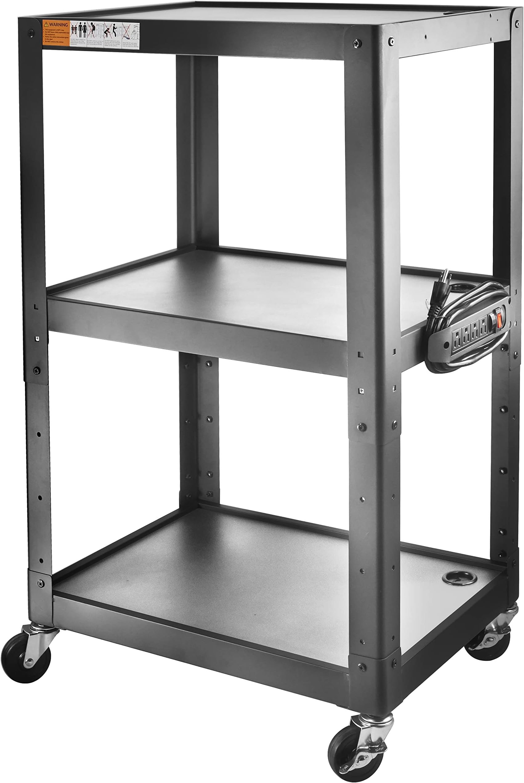 Amazon.com: YITAHOME Steel AV Cart with Locking Cabinet, Metal ...
