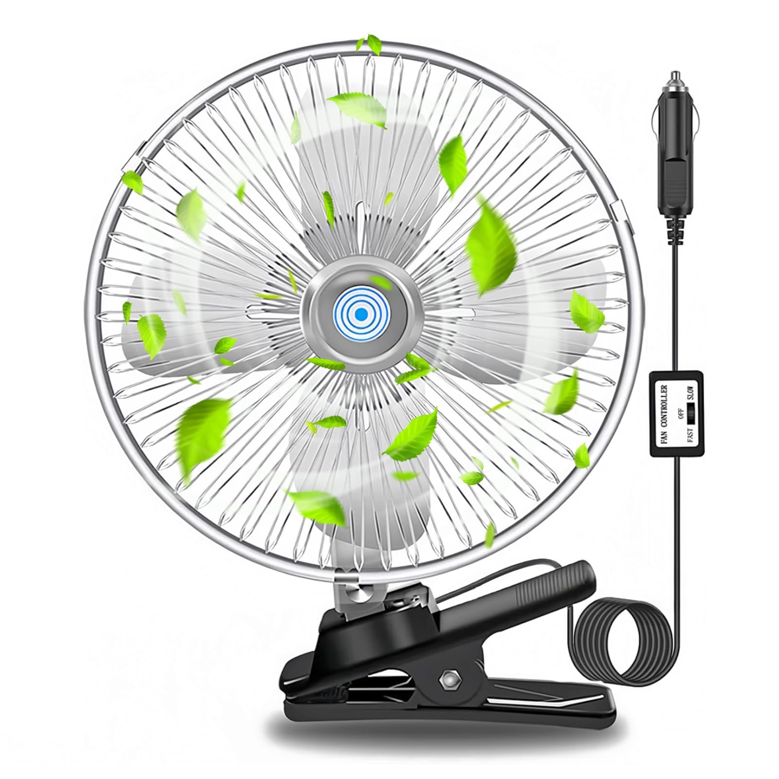 Amazon.com: Generic 12V Cigarette Lighter Fan,Portable Car Fan,180 ...