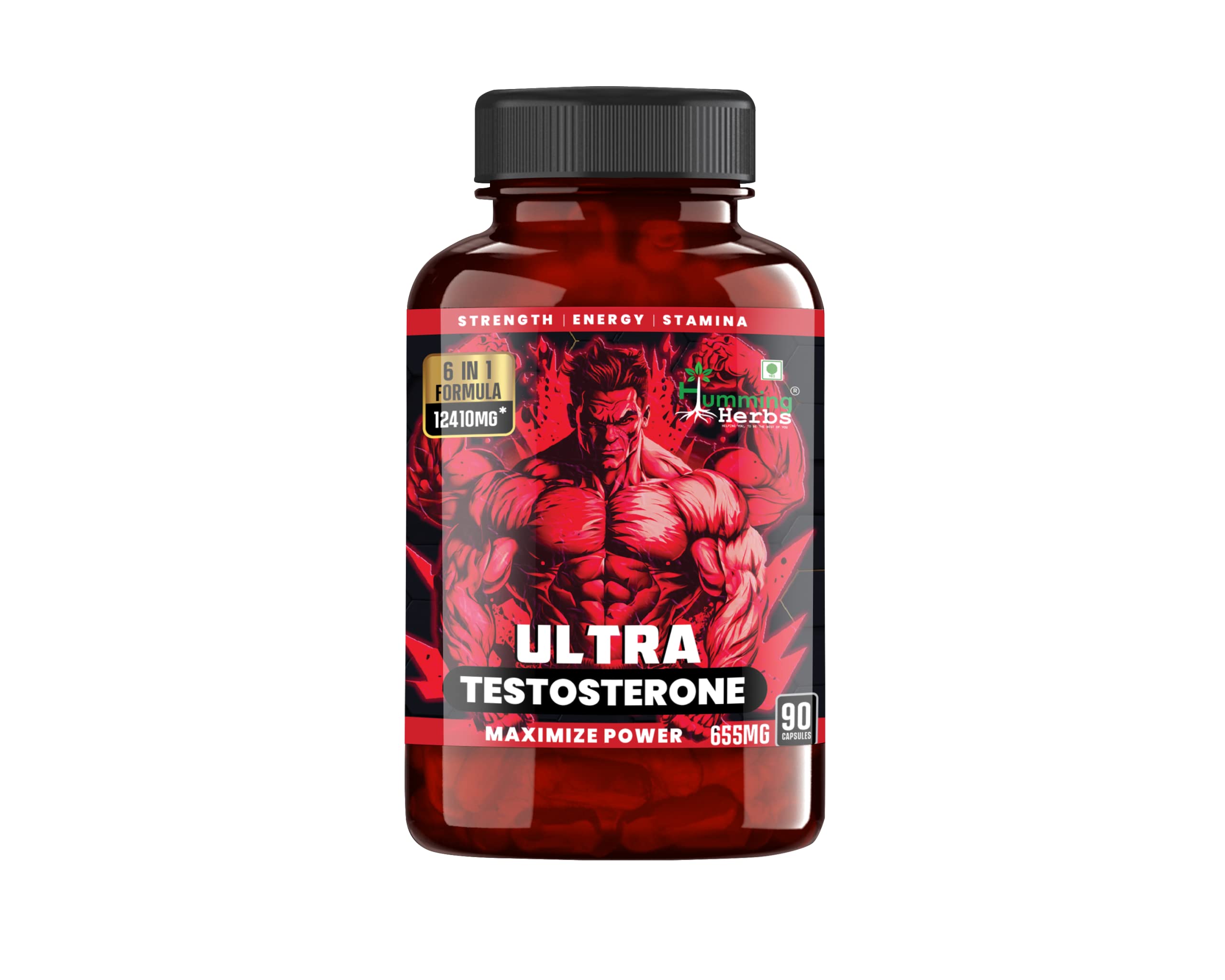 Buy Humming s Ultra Testosterone Booster | Boost Muscle Growth, Energy ...