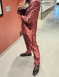 KUDORO Mens Suits Slim Fit 3 Piece Tuxedo Suit Set for Prom Wedding ...