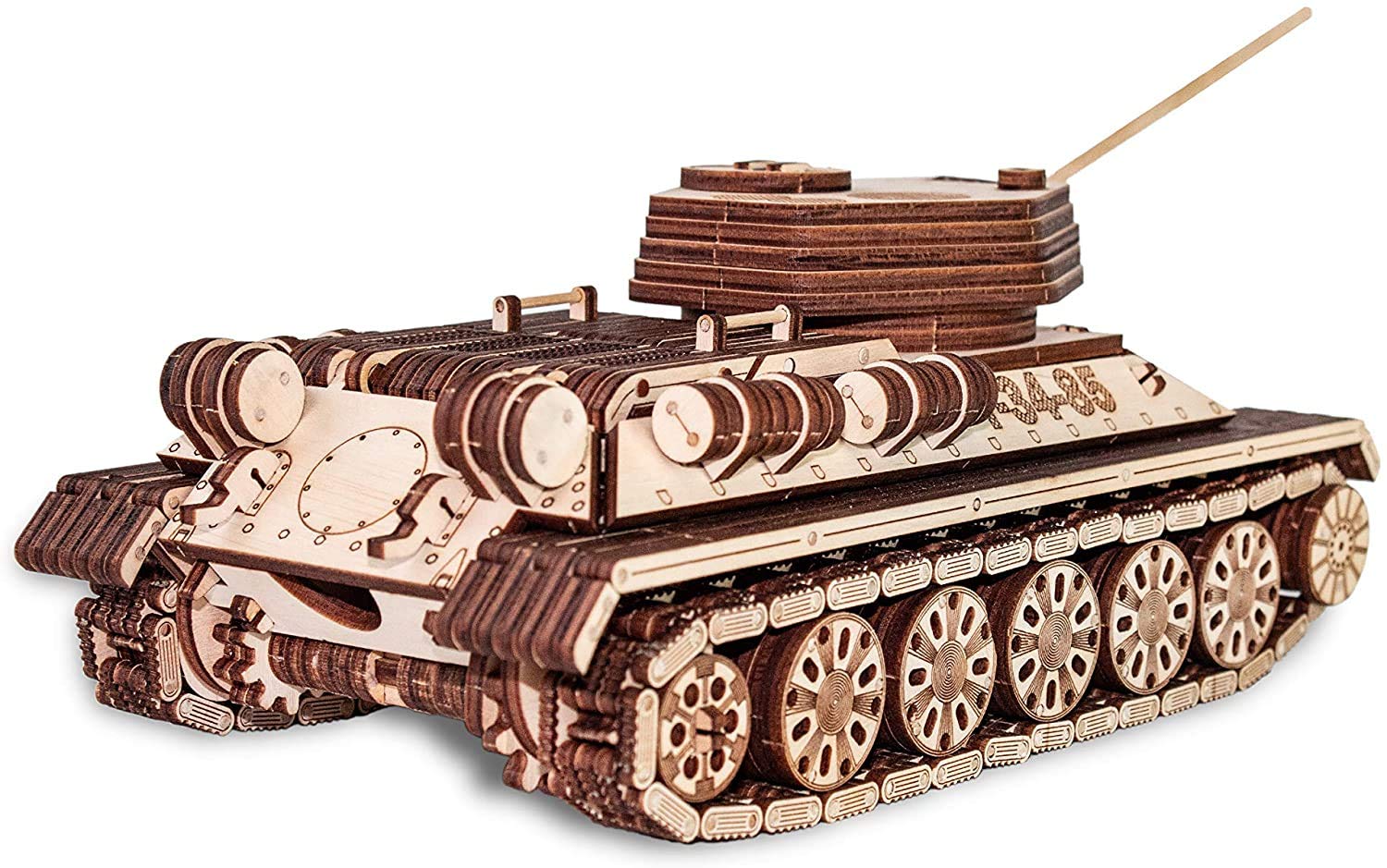 Buy EWA Eco-Wood-Art 3D Wooden Puzzle Tank for Adults and Teens – Tank ...