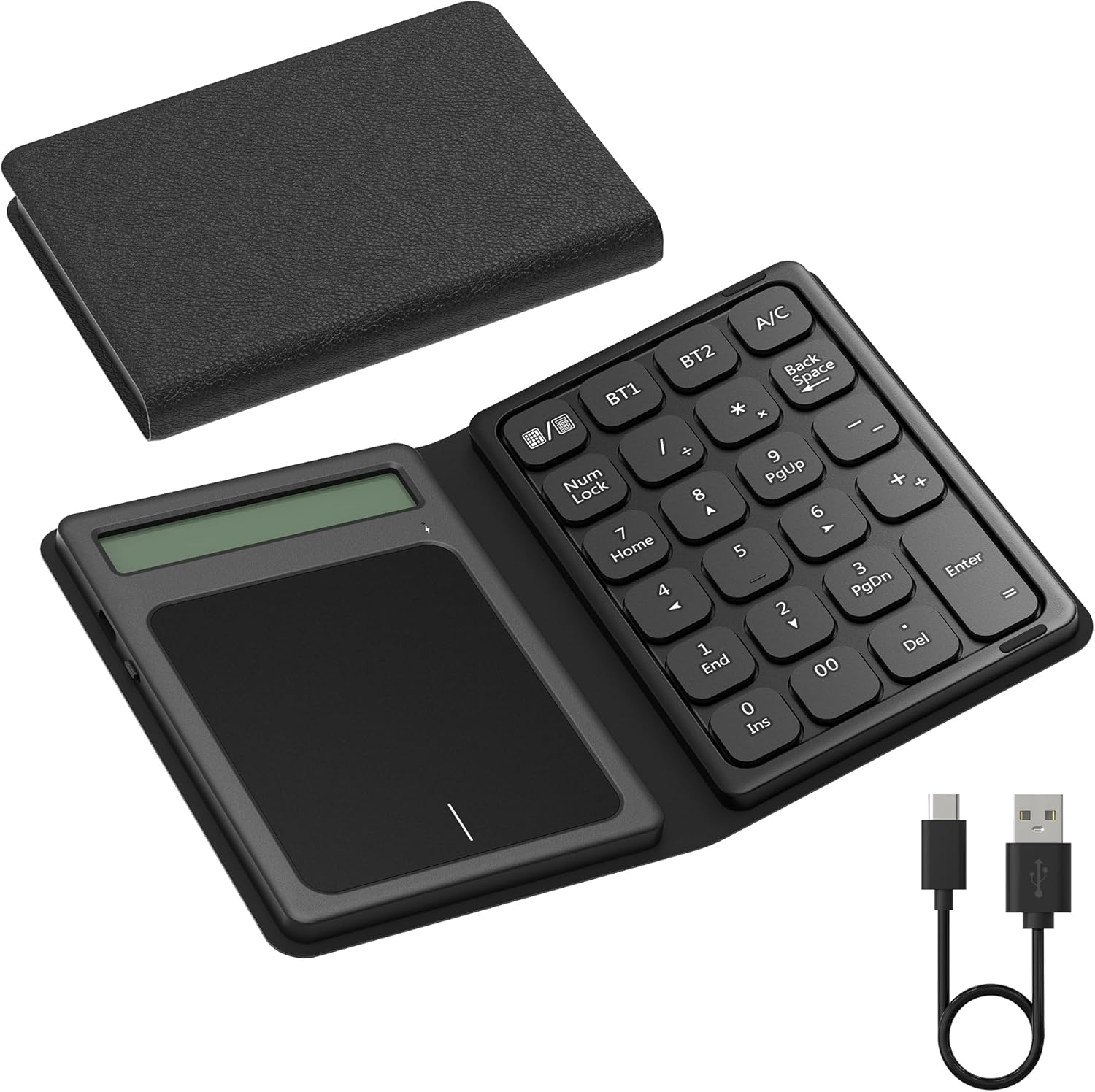 Amazon.com: Bluetooth Number Pad Touchpad with Calculator ...