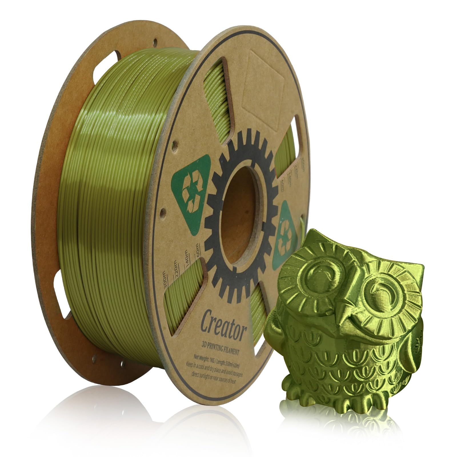 Snapklik.com : Creator Silk PLA 3D Printer Filament, Shiny Silk PLA ...
