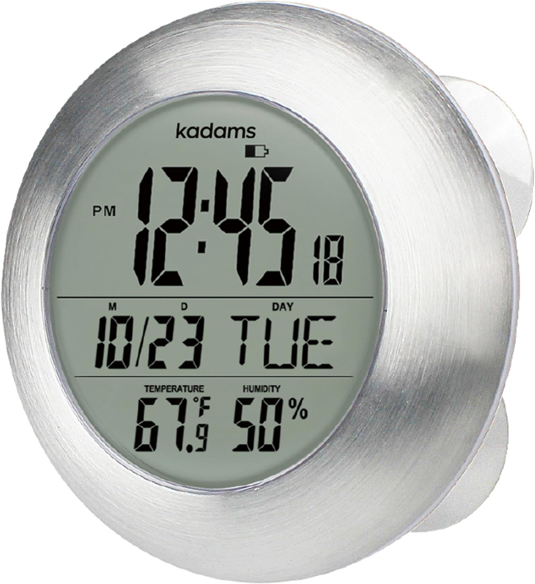 Amazon.com: KADAMS Shower Timer Waterproof Bathroom Timer, Wall Clock ...