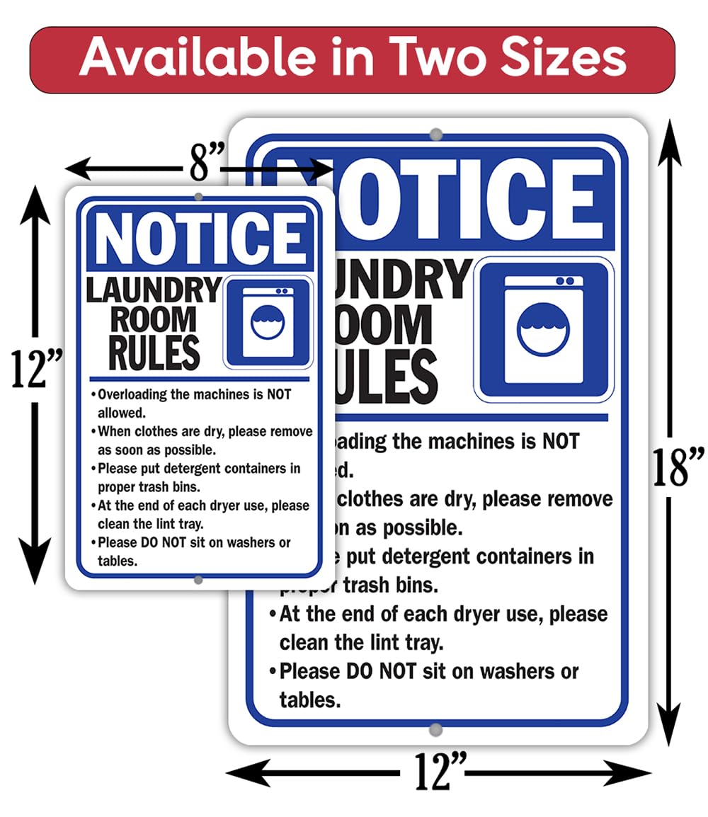 No Trespassing Signs Private Property Laundry Signs - Laundry Room Wall ...