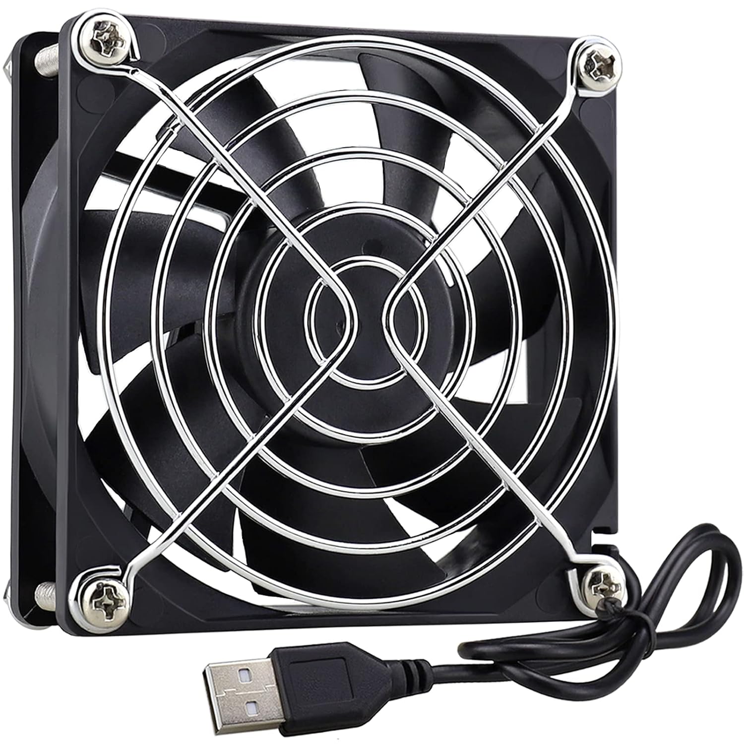 Amazon.com: GDSTIME 80mm USB Fan, 80mm x 25mm 8025 Brushless Computer ...